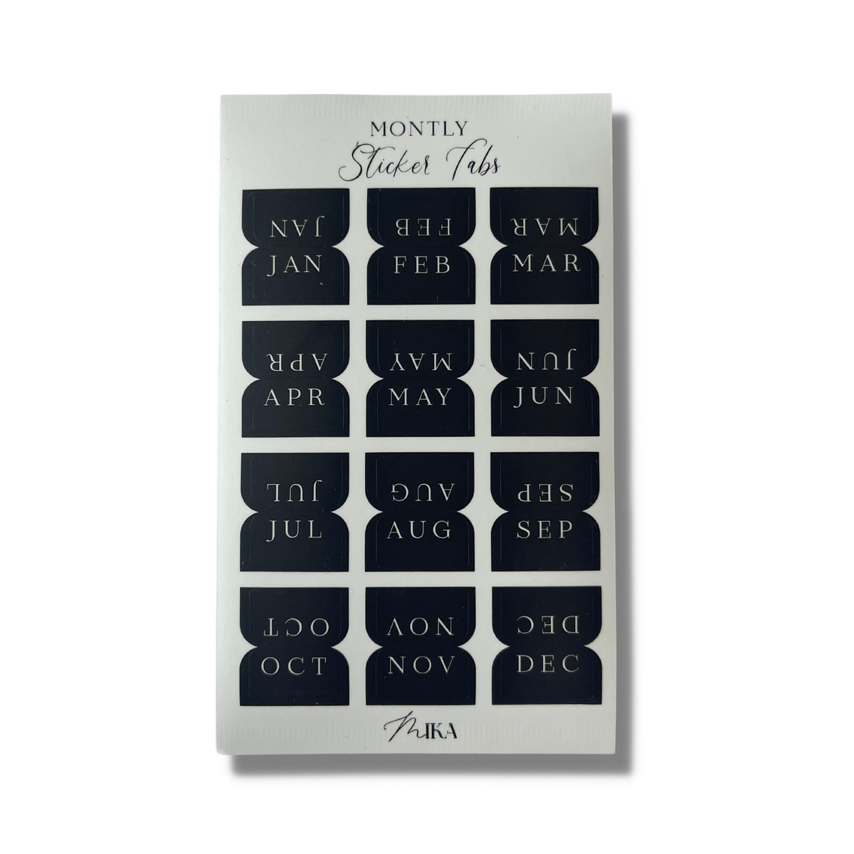 Monthly Tab Stickers - Mika Planners